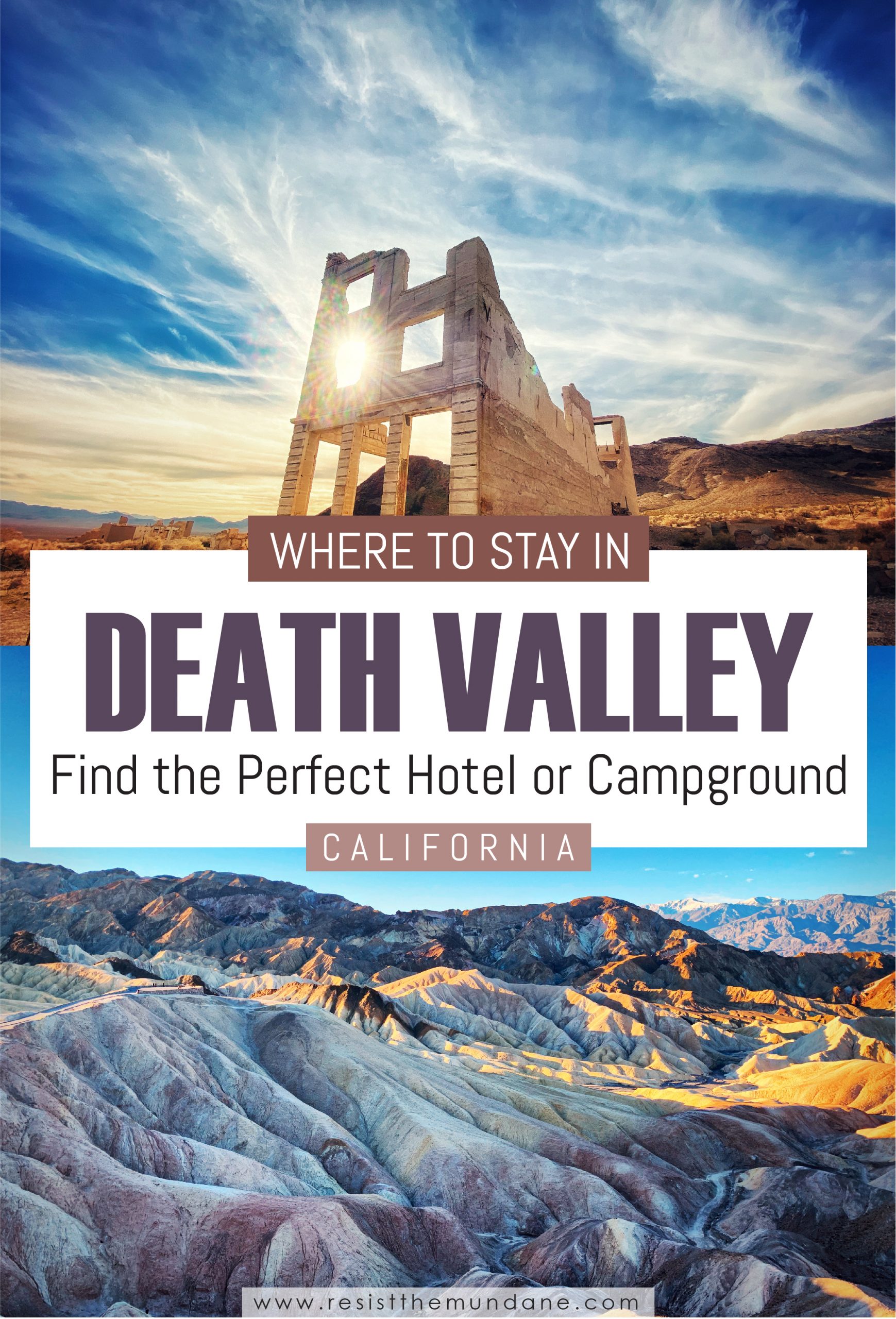 Where to Find Death Valley Lodging – Resist the Mundane